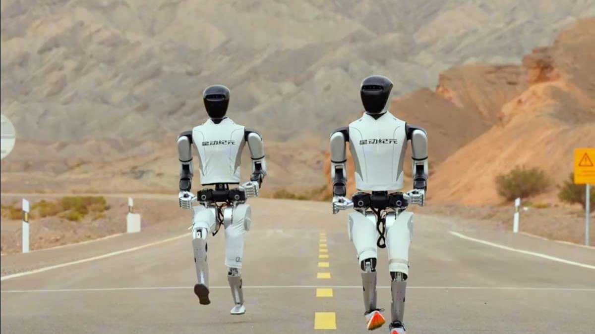 Robots se entrenan para la primera gran maratón con humanos del mundo ...